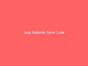 Jazz Balance Save Code In 2026 Dial *275#